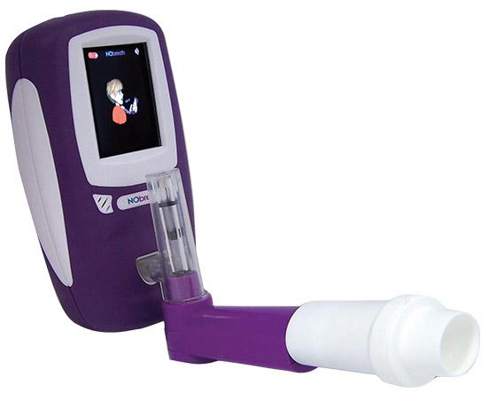 NObreath_Unitwithmouthpiece | Bedfont NObreath® FeNO Monitor