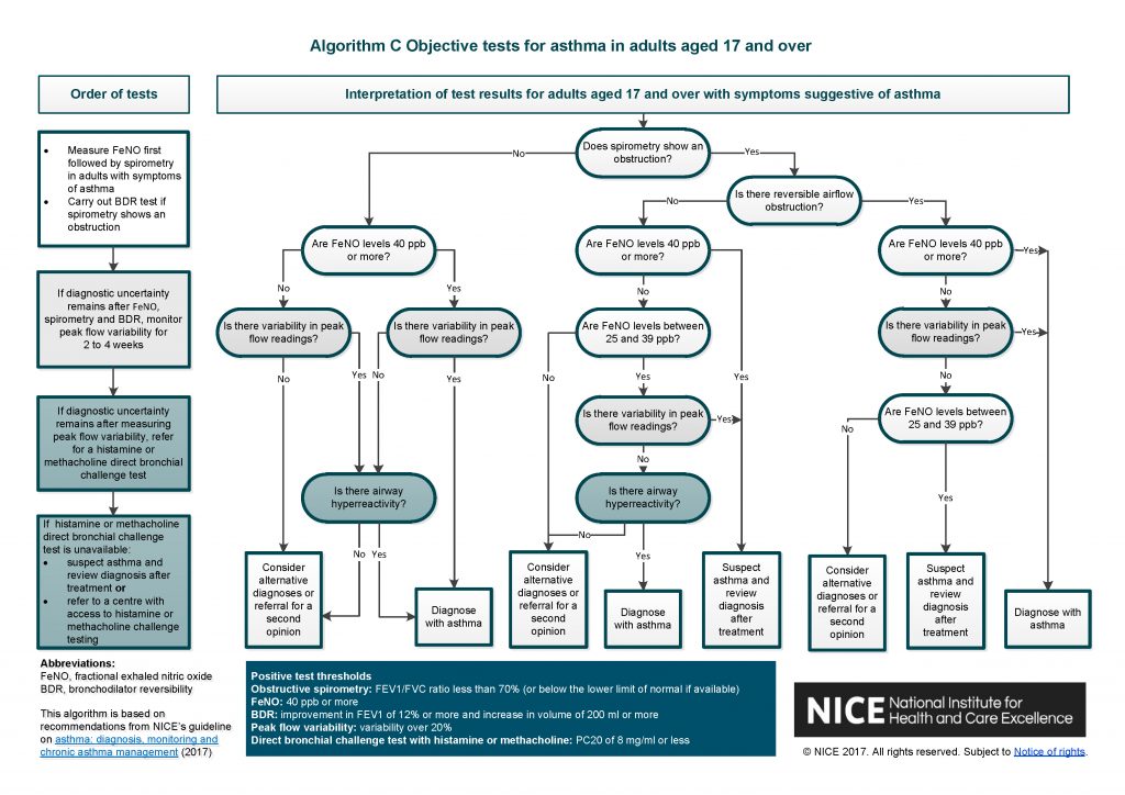 niceguidelines_algorithm_c_2 | Bedfont NObreath® FeNO Monitor