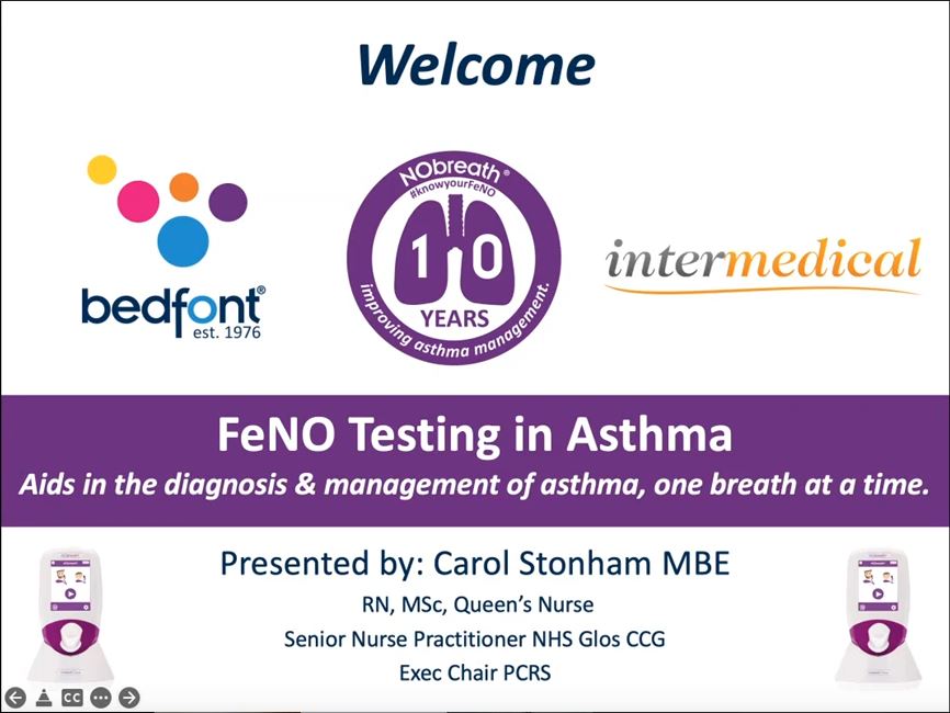 FeNO Educational Webinar | Bedfont NObreath® FeNO Monitor